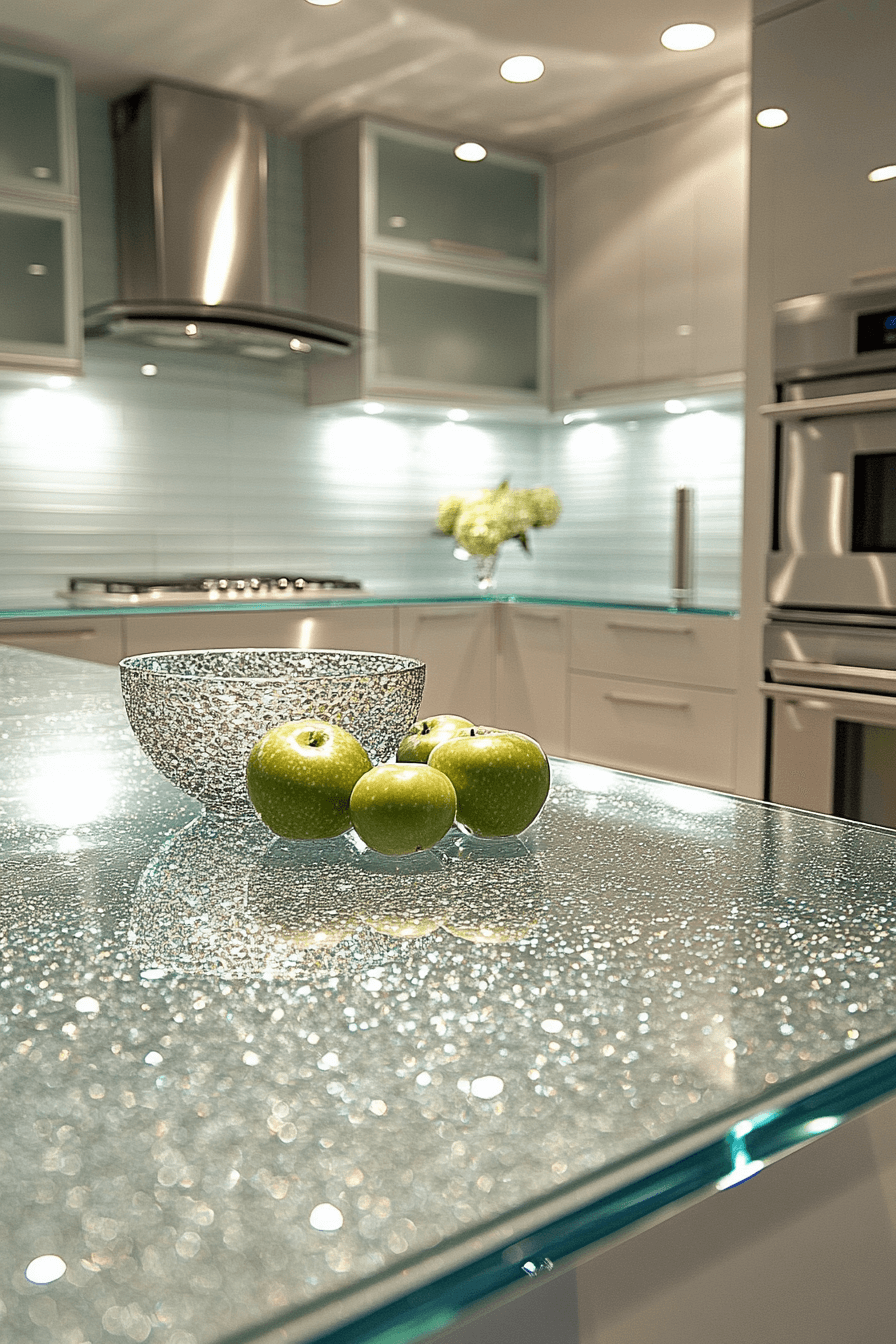 29 Recycled Glass Countertops That Bring Eco-Friendly Beauty And Modern ...