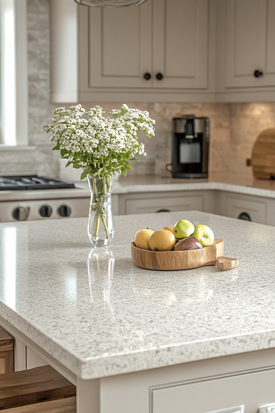 29 White Granite Countertops That Add Timeless Beauty And Fresh ...