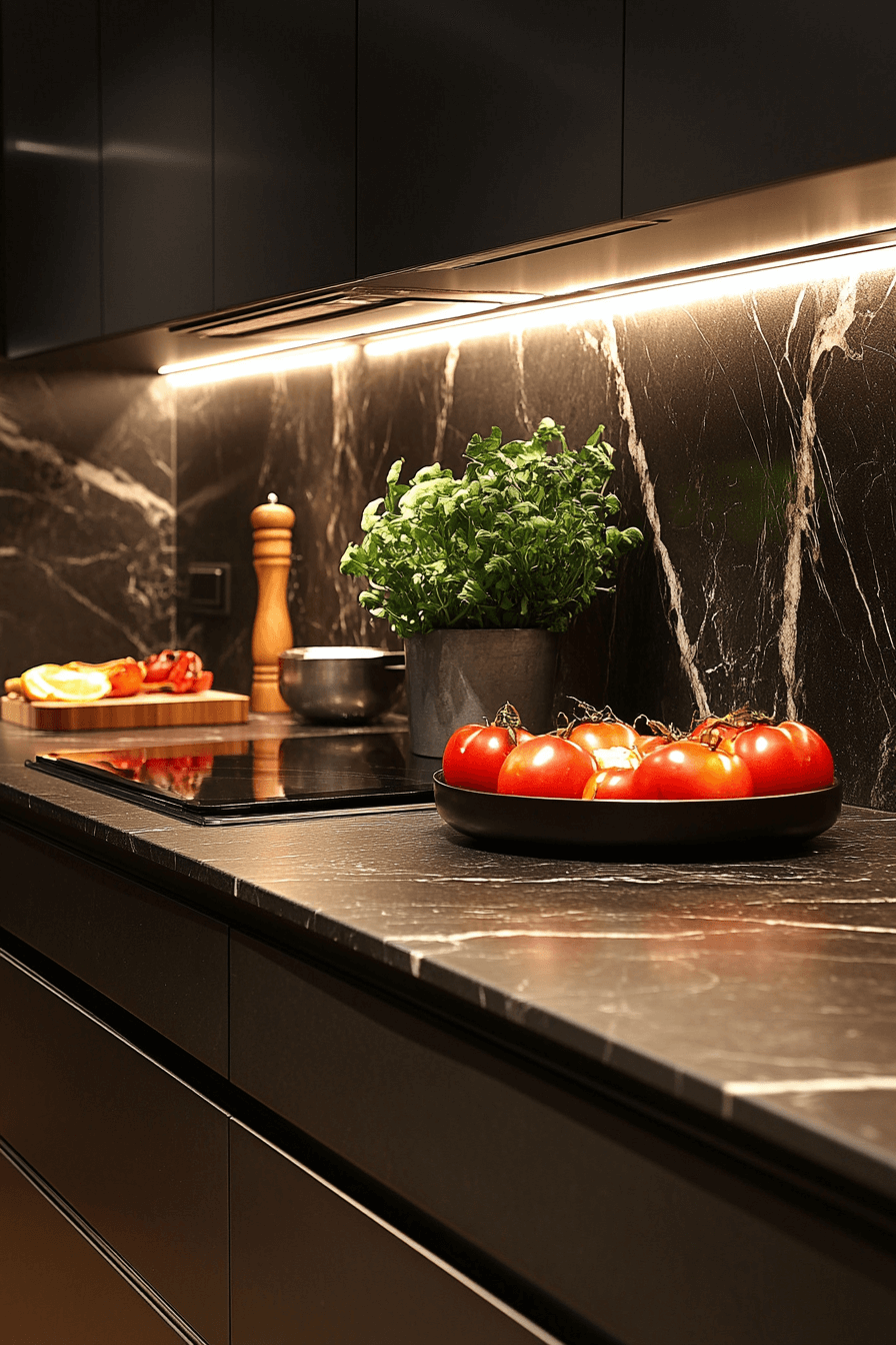 29 Black Granite Countertops That Bring Bold Sophistication To Your ...