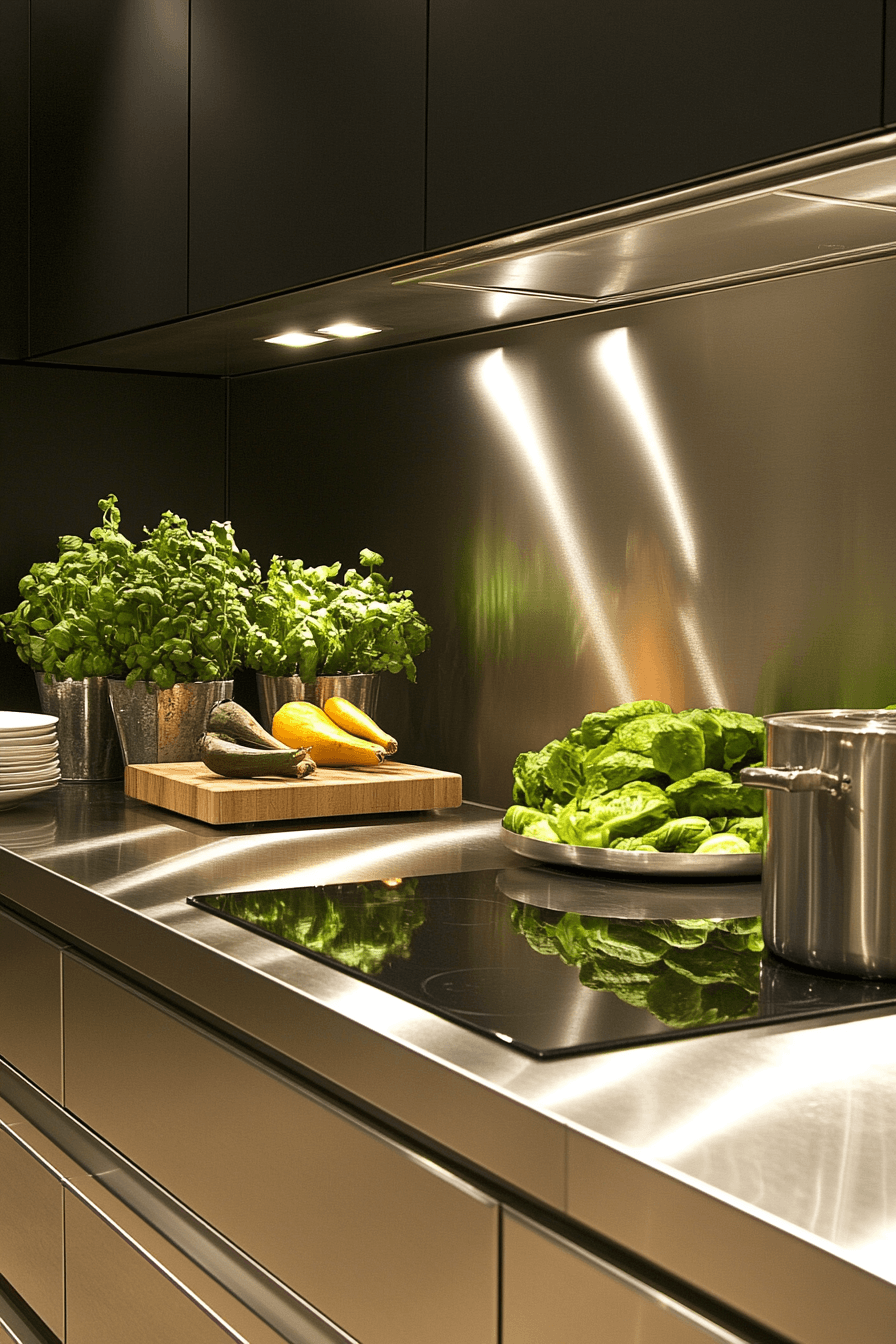 29 Stainless Steel Kitchen Countertops That Bring Sleek Style And ...