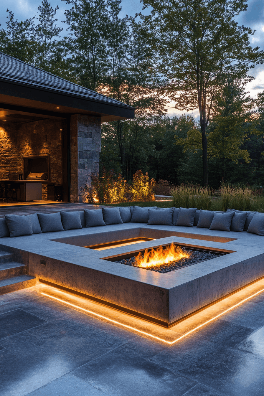 29 Backyard Fire Pit Lounge Spaces To Create Happy Memories Outdoors ...