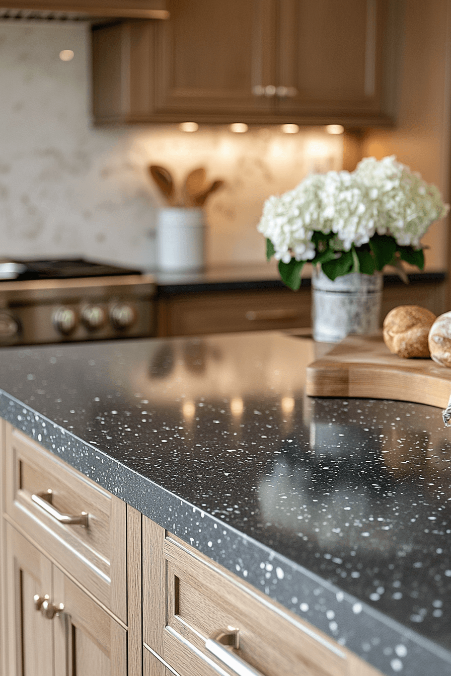 29 Black Quartz Countertops That Bring Sleek Style And Lasting Elegance ...