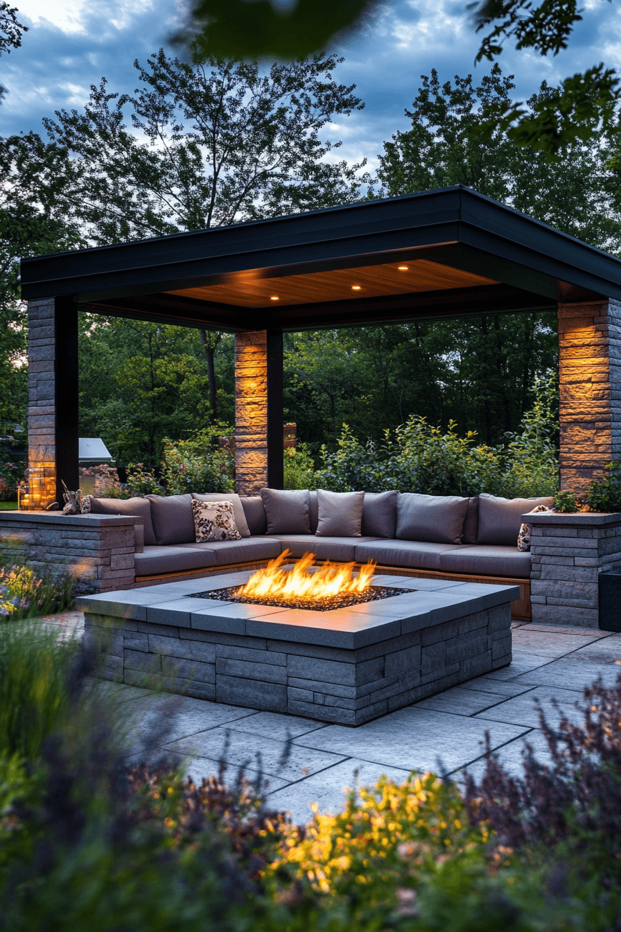 29 Backyard Fire Pit Lounge Spaces To Create Happy Memories Outdoors ...