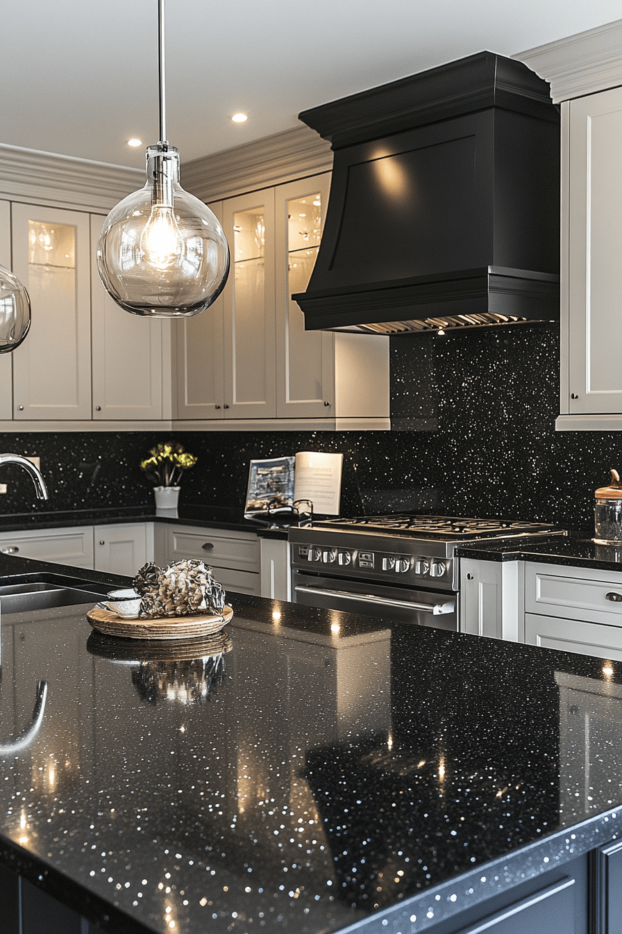 29 Black Granite Countertops That Bring Bold Sophistication To Your ...