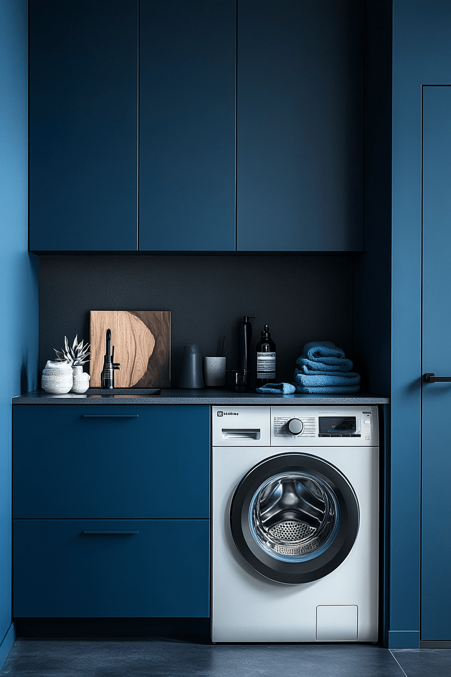 29 Blue Laundry Room Inspirations That Spark Happiness Every Wash Day ...