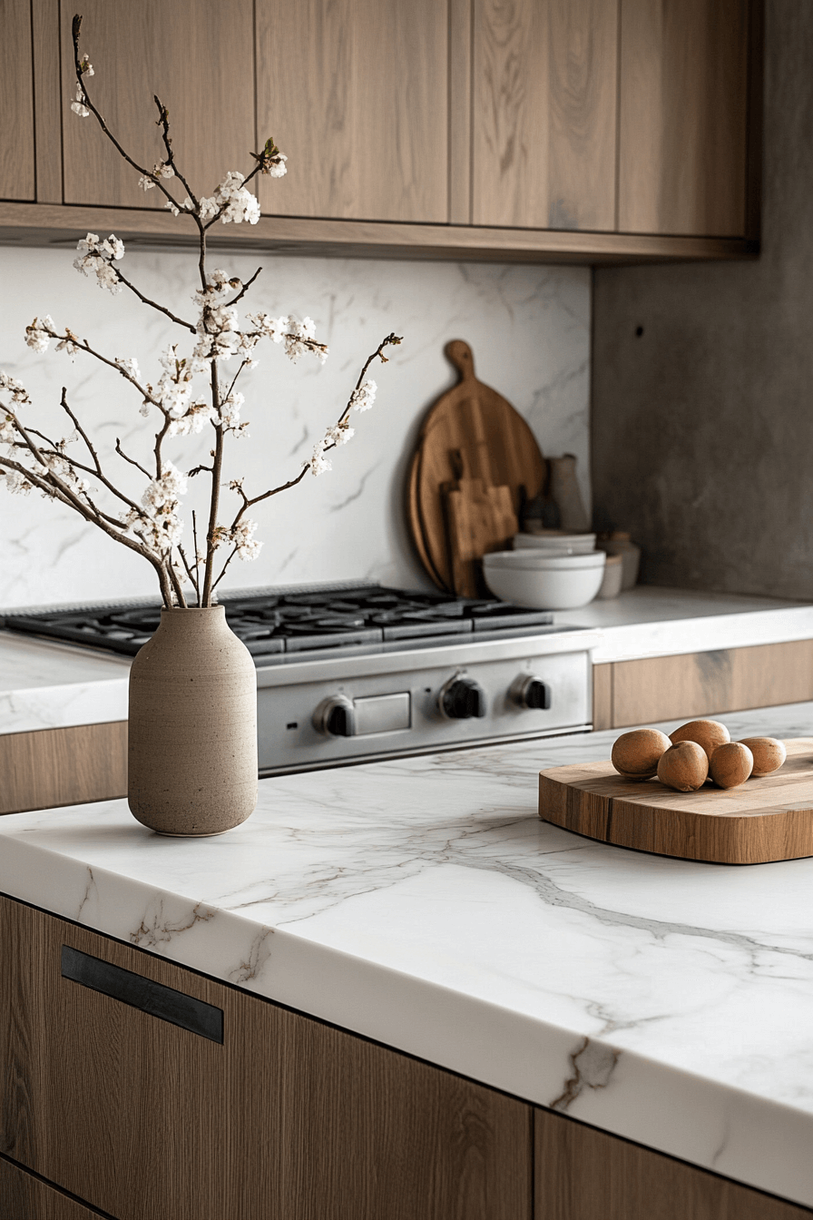 29 White Marble Countertops That Bring Bright Elegance And Timeless ...