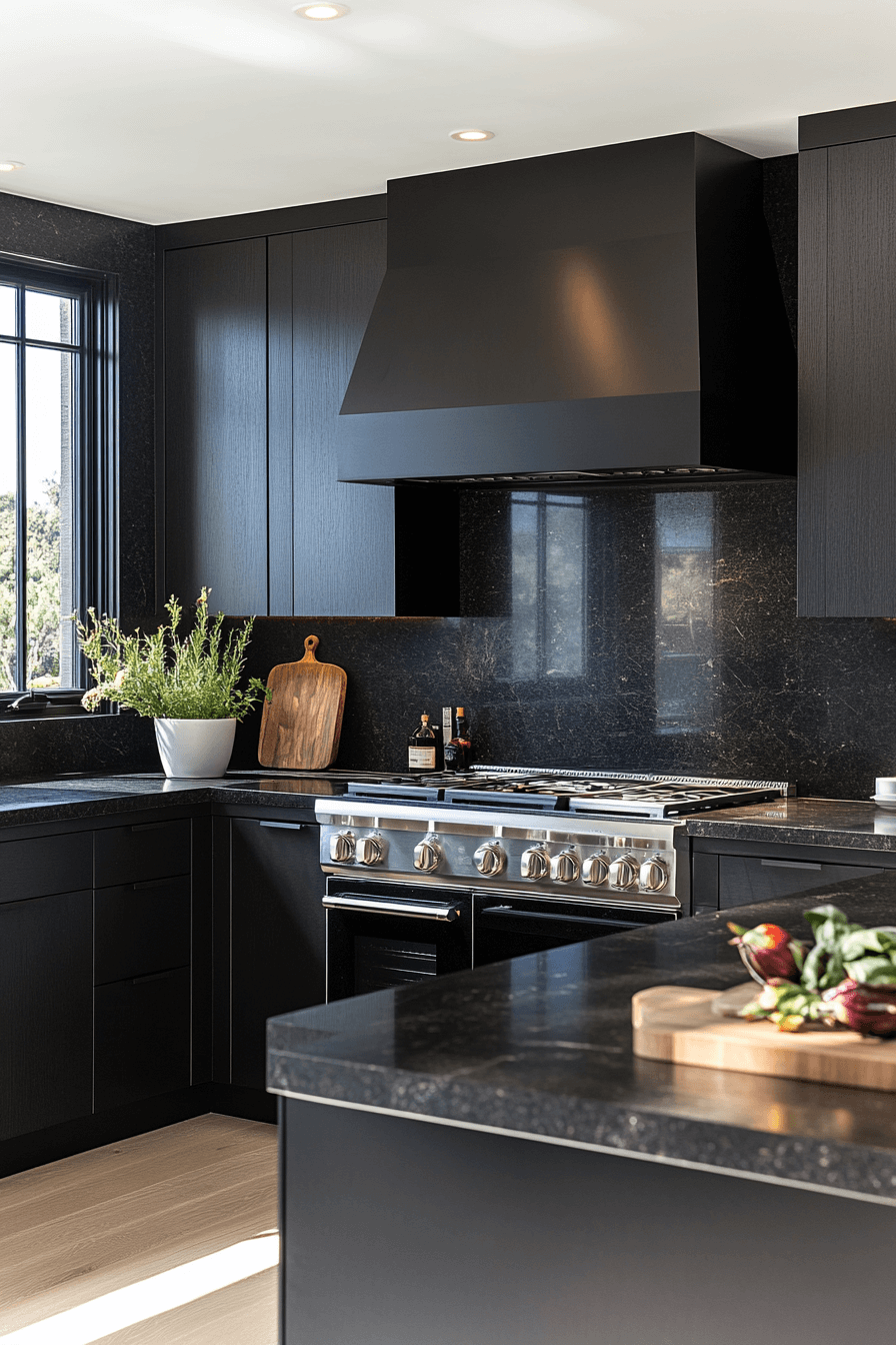 29 Black Quartz Countertops That Bring Sleek Style And Lasting Elegance ...