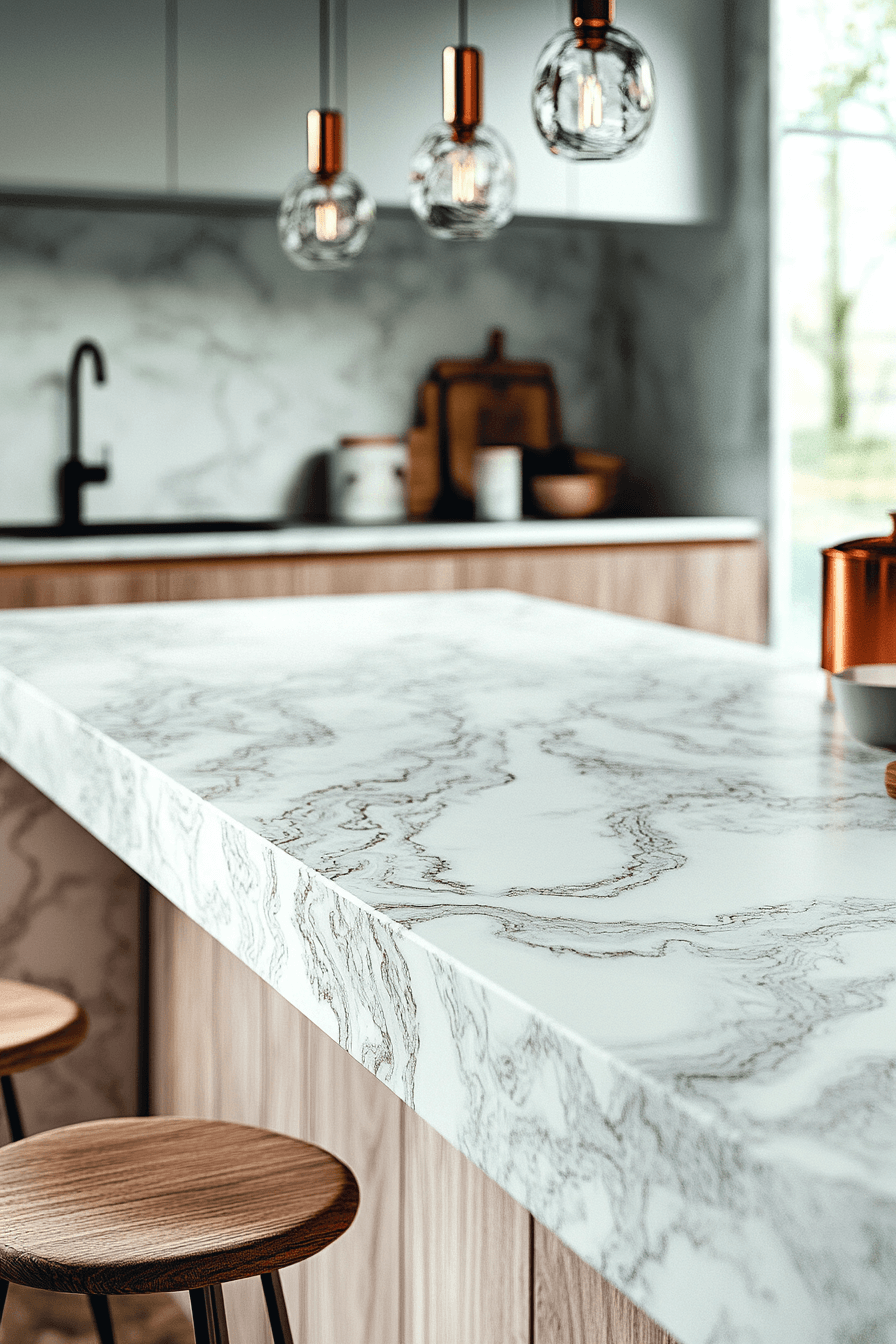 29 White Marble Countertops That Bring Bright Elegance And Timeless ...