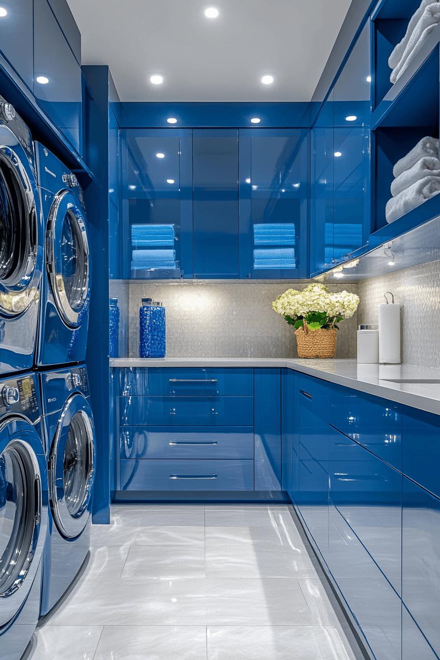 29 Blue Laundry Room Inspirations That Spark Happiness Every Wash Day ...