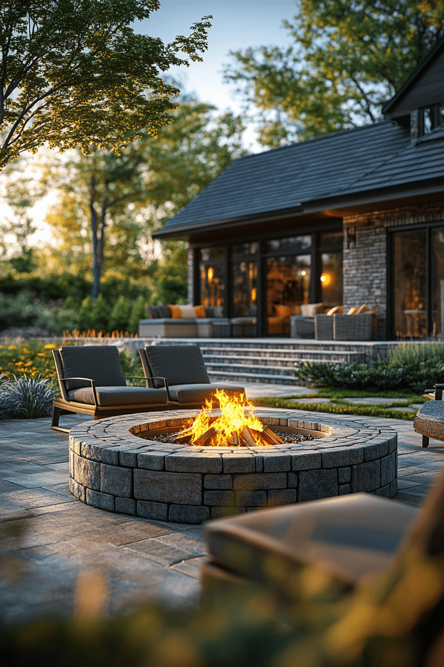 29 Backyard Fire Pit Lounge Spaces To Create Happy Memories Outdoors ...