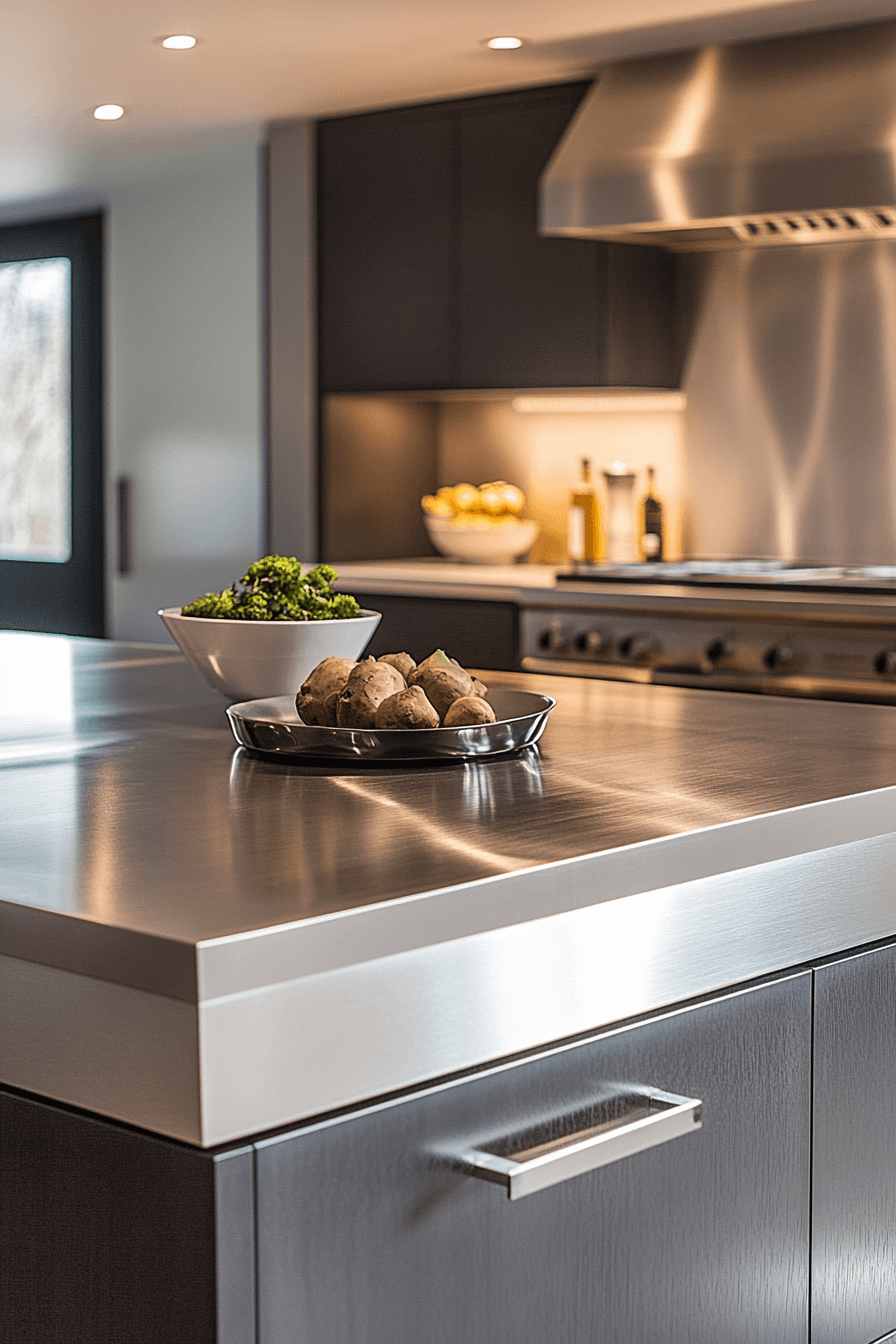 29 Stainless Steel Kitchen Countertops That Bring Sleek Style And ...