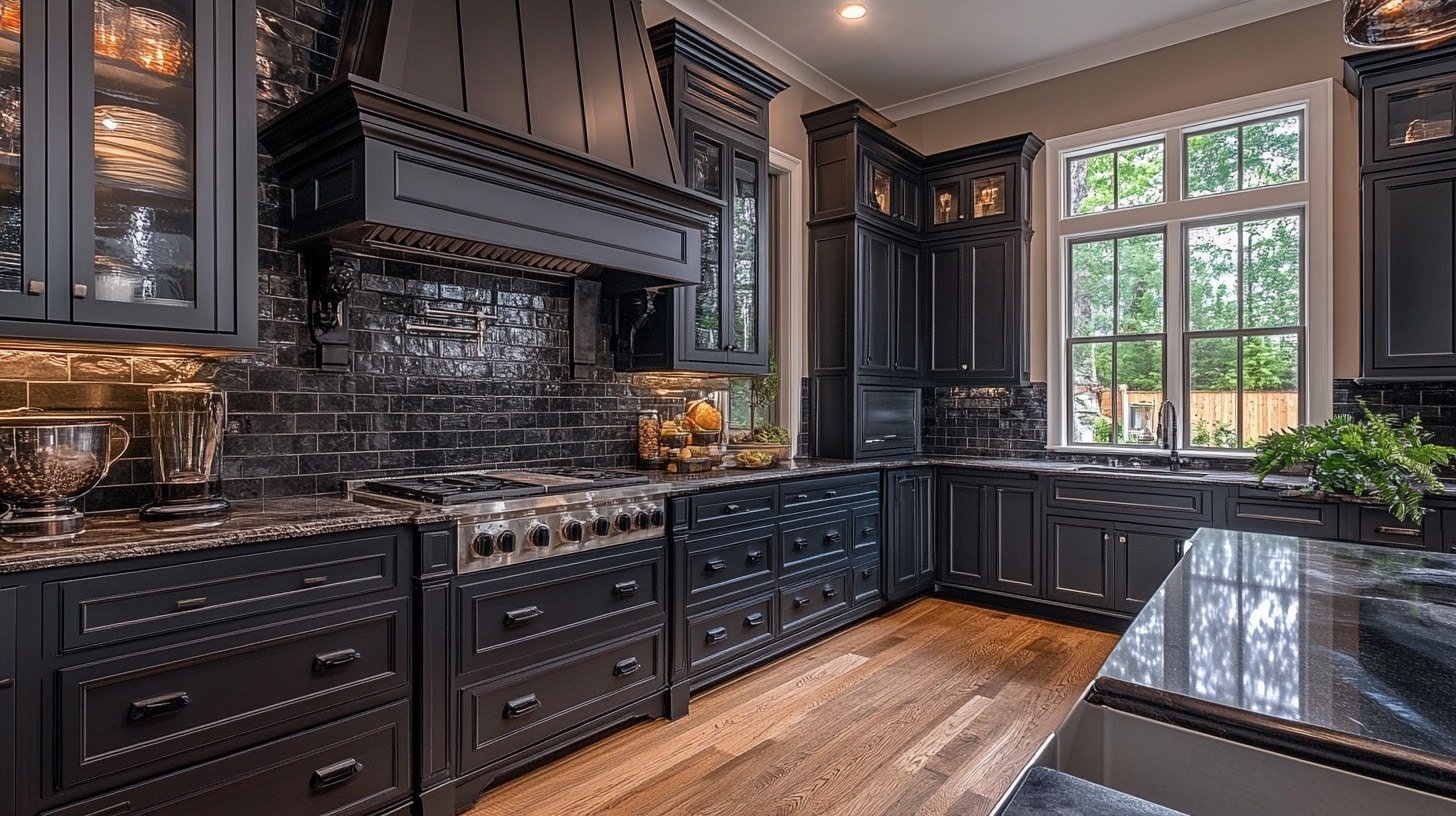 29 Charcoal Gray Kitchen Cabinets That Blend Modern Style With Cozy ...