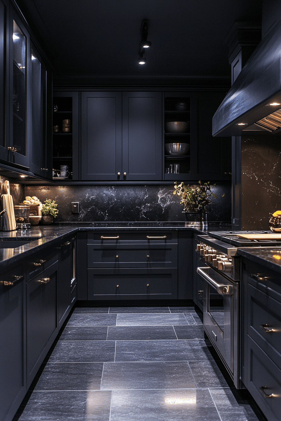 29 Dark Gray Kitchen Cabinets That Balance Bold Design With Classic ...