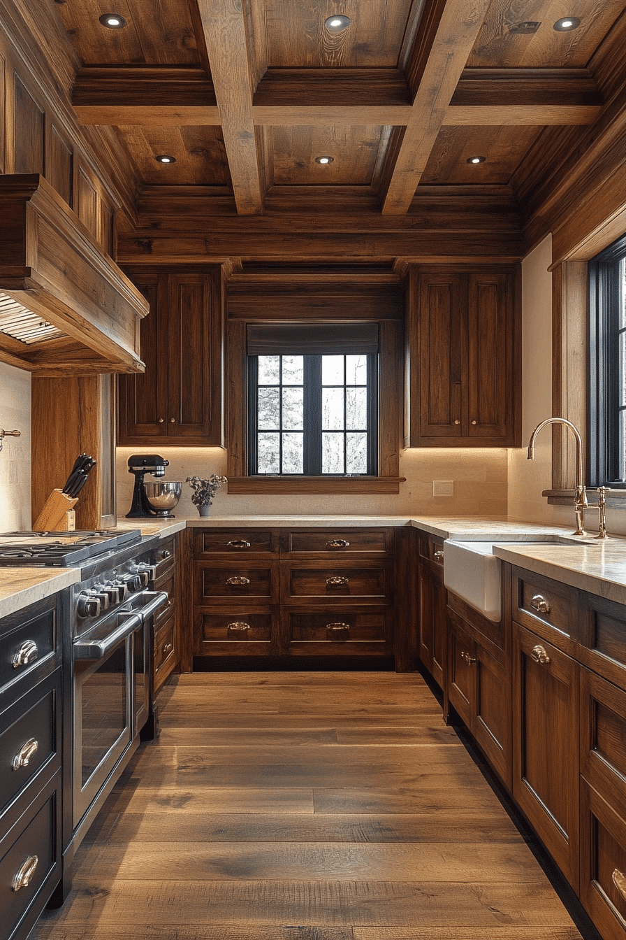 29 Rustic Wood Kitchen Cabinets That Celebrate Nature’s Beauty And ...