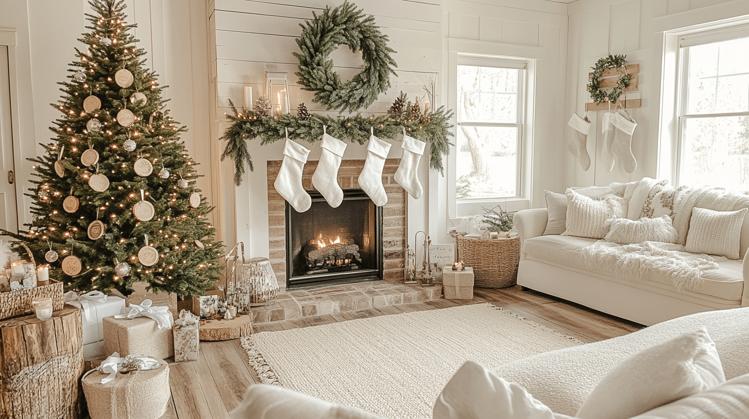 29 Farmhouse Christmas Decor Ideas That Celebrate Festive Country ...