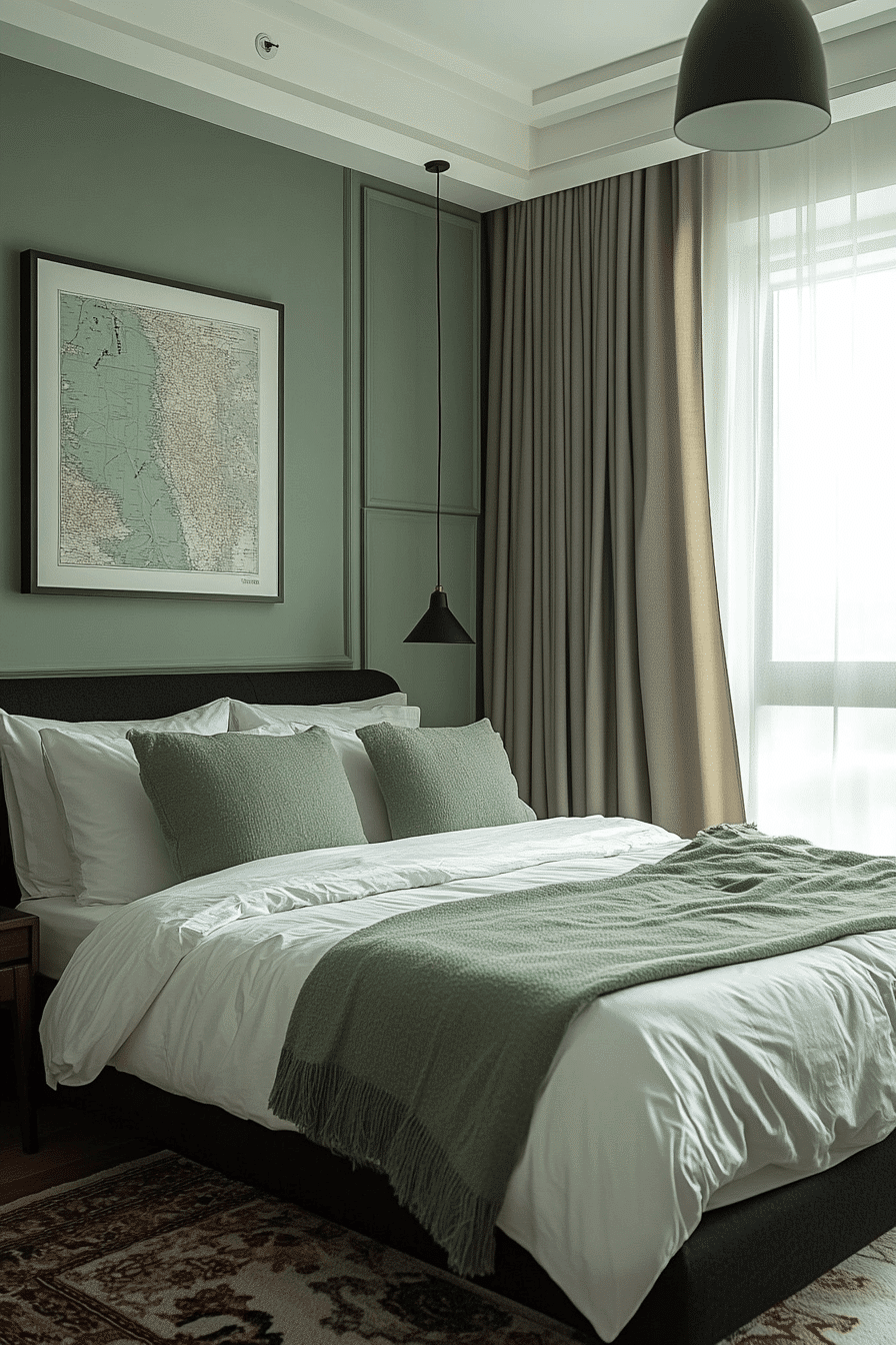29 Sage Green Bedroom Ideas That Feel Soft And Refreshing - Courtneys World