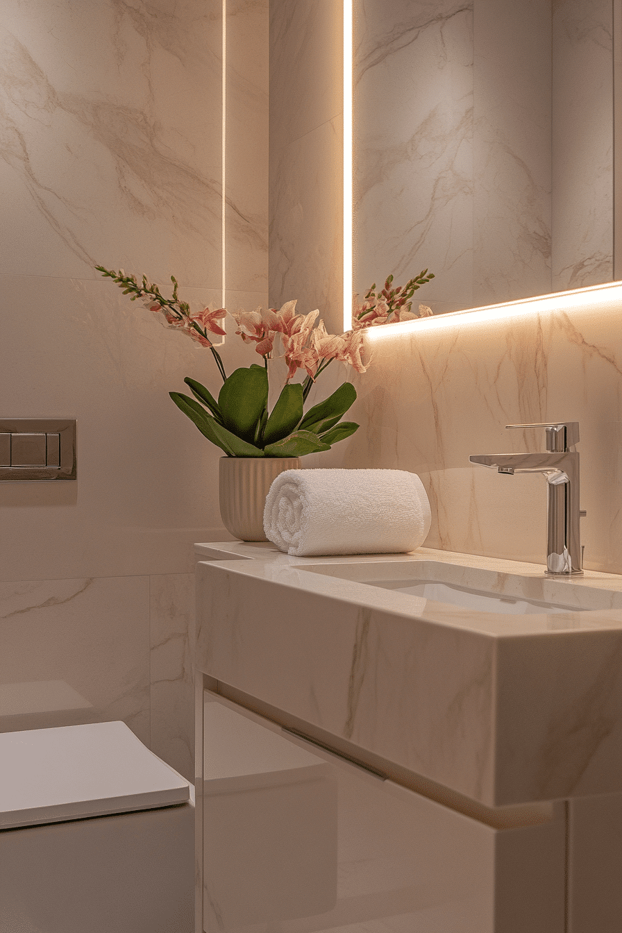 29 Small Bathroom Inspo Ideas That Make Tiny Spaces Feel Bright And ...