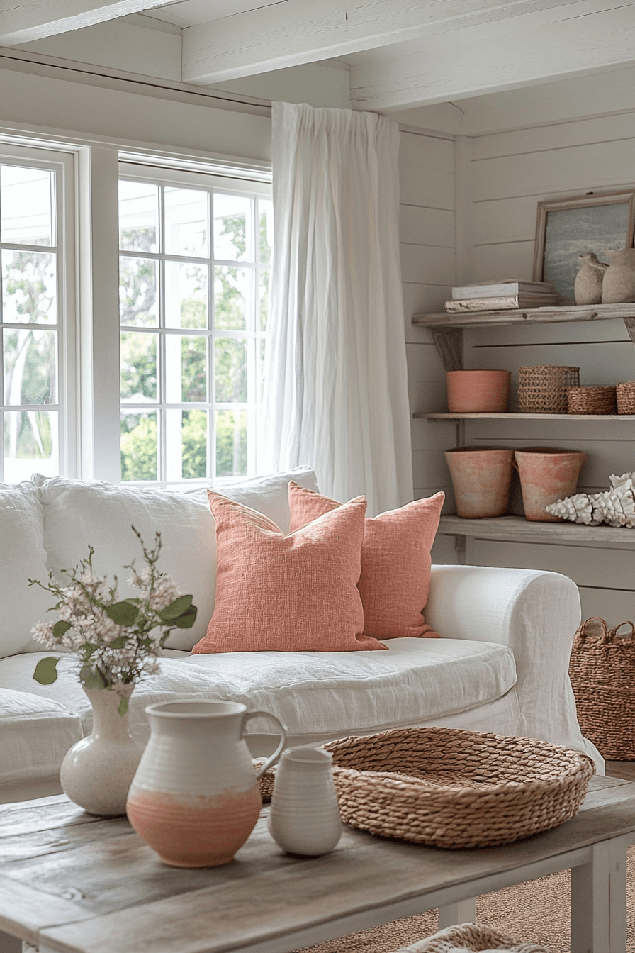 29 Coastal Farmhouse Decor Ideas That Feel Calm And Comfortable ...