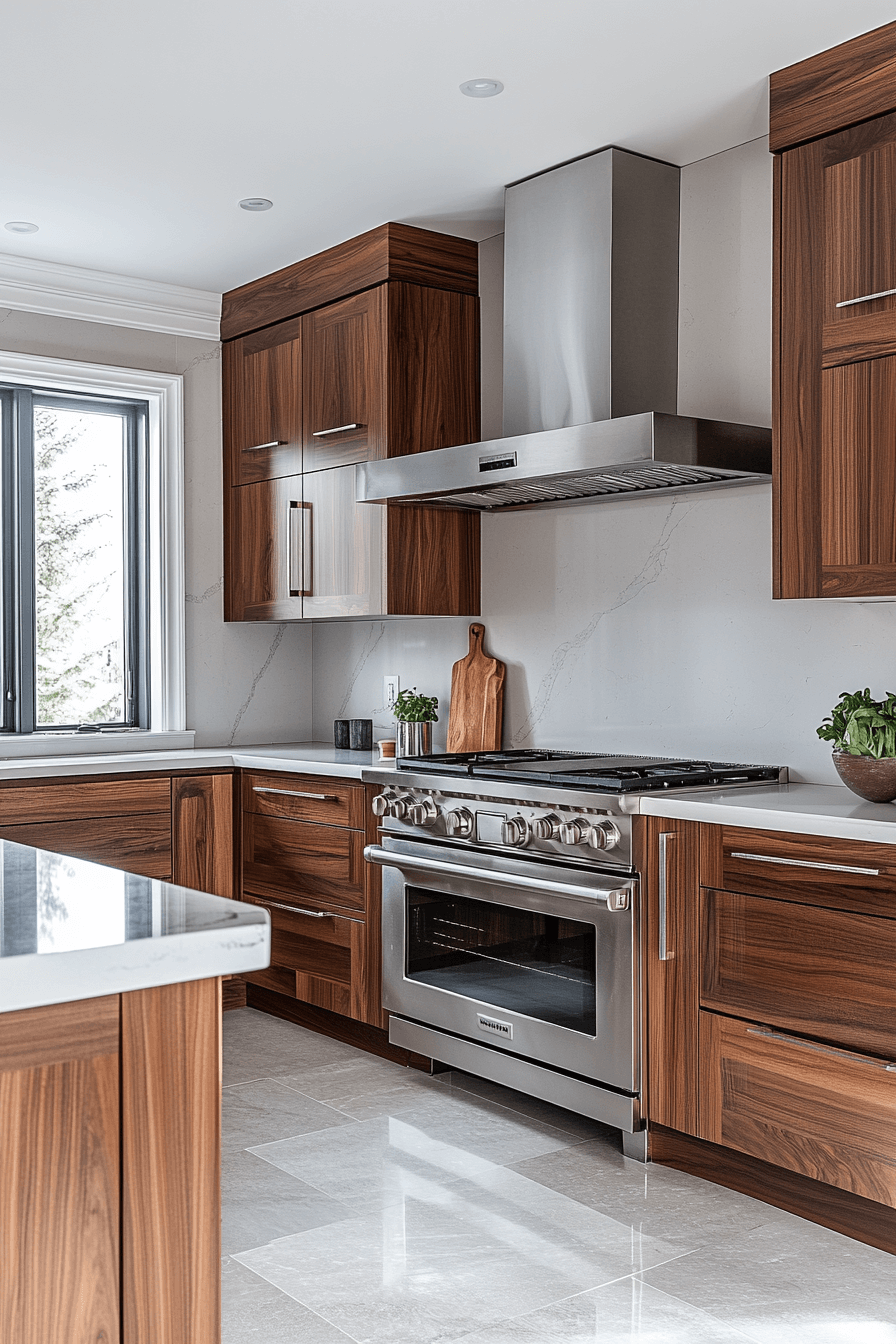 29 Dark Walnut Kitchen Cabinets That Bring Natural Richness Home ...