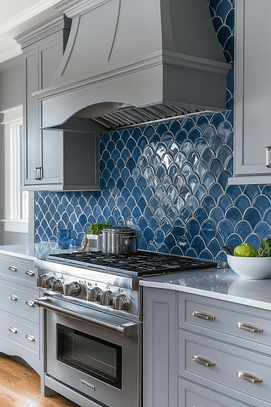 29 Blue Backsplash Kitchen Ideas That Feel Cool And Inviting ...