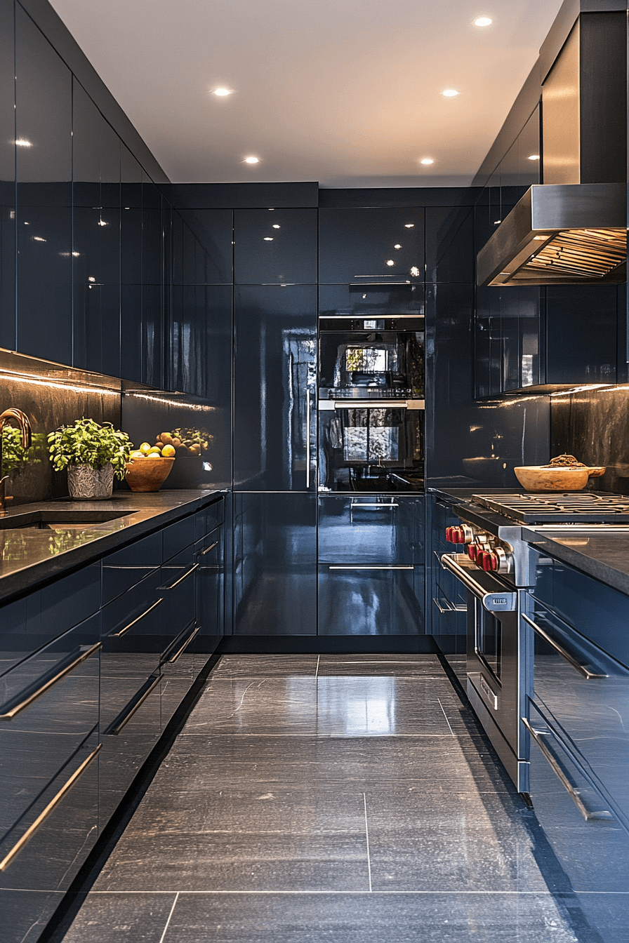 29 Slate Blue Kitchen Cabinets That Elevate Everyday Kitchens ...