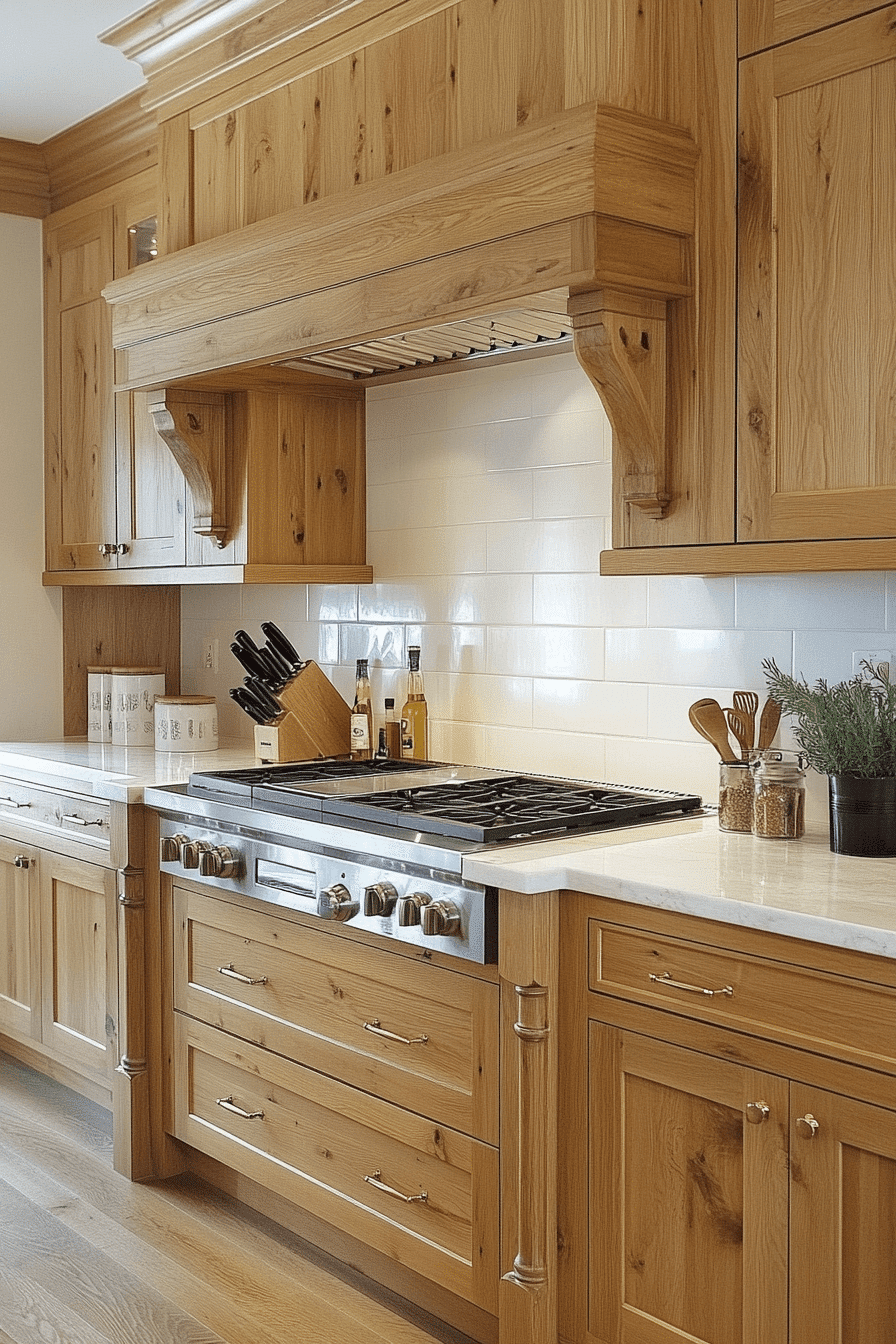 29 Pine Kitchen Cabinets For A Cozy Natural Kitchen - Courtneys World