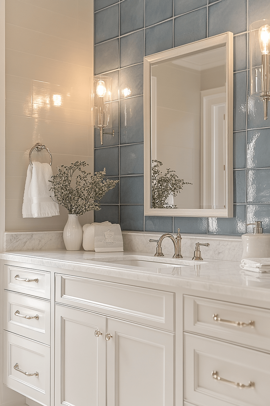 29 Jewel Tone Bathroom Designs That Spark Instant Joy - Courtneys World