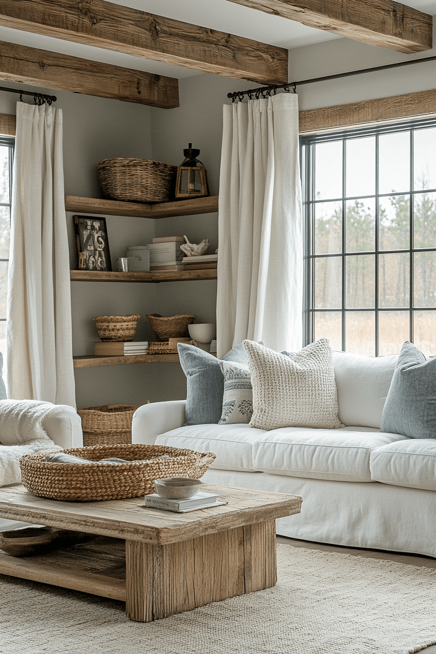 29 Coastal Farmhouse Decor Ideas That Feel Calm And Comfortable ...
