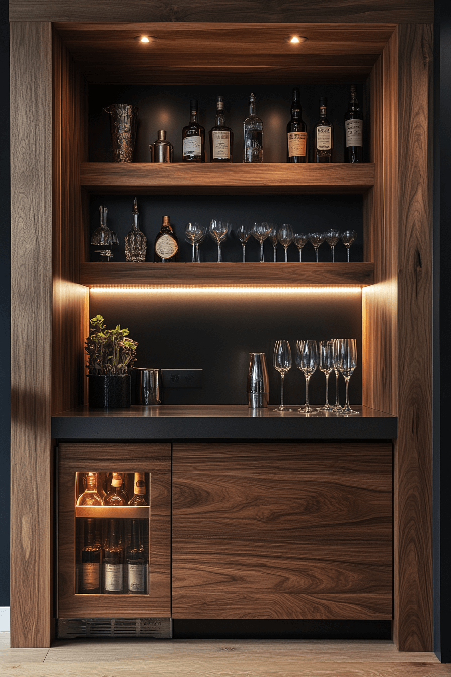 29 Mini Bar Ideas For Small Spaces That Prove Small Can Be Fun ...