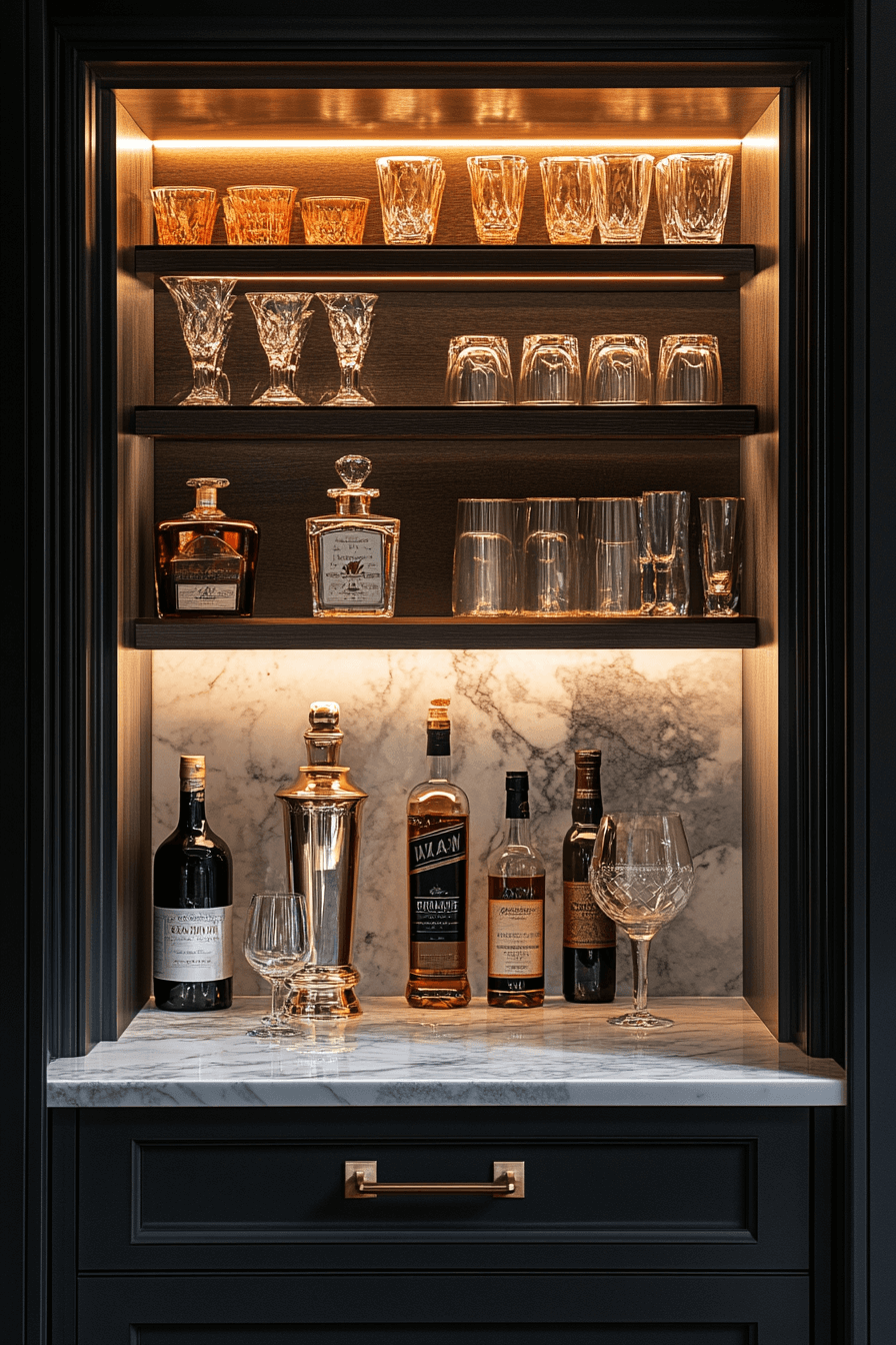 29 Mini Bar Ideas For Small Spaces That Prove Small Can Be Fun ...