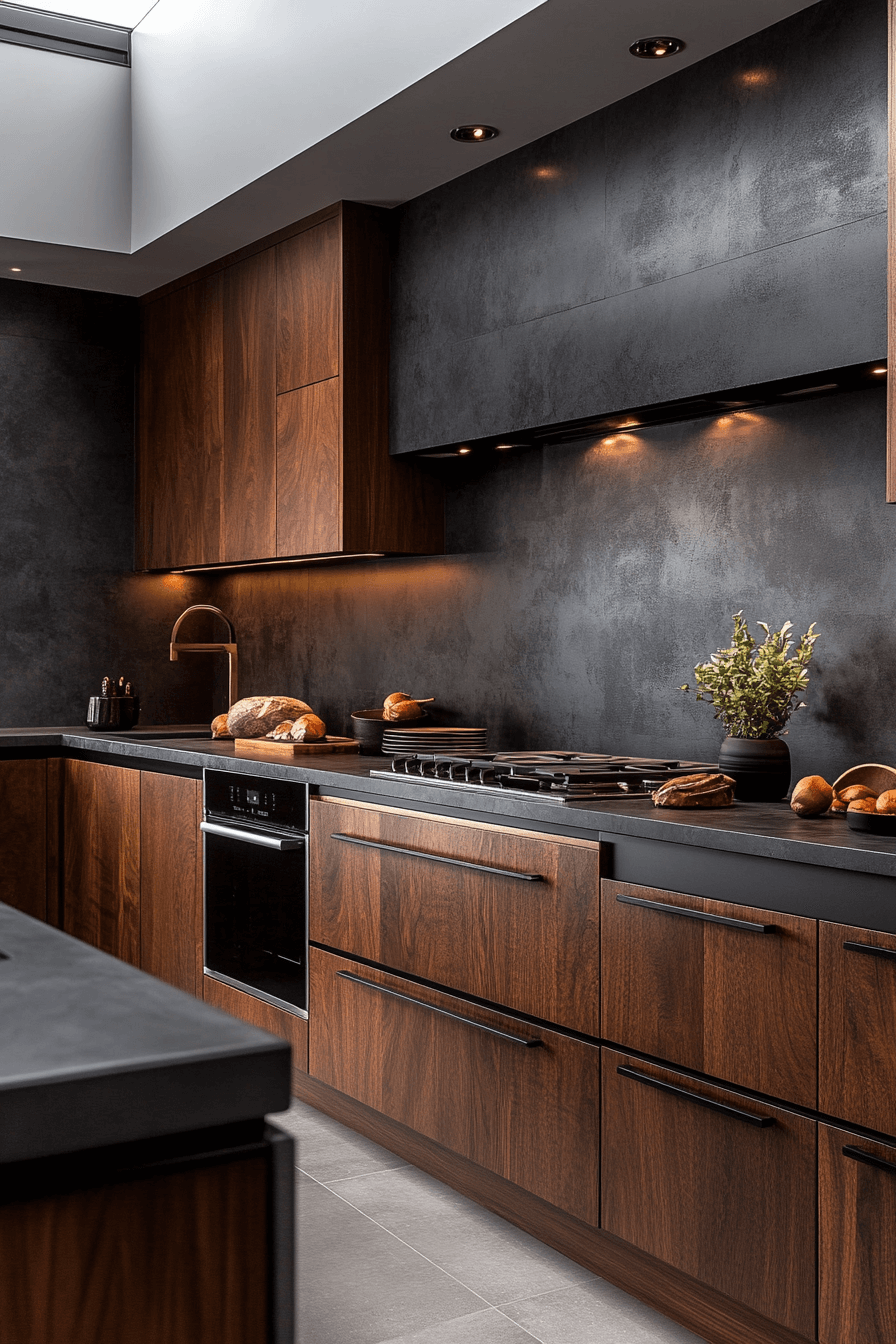 29 Dark Walnut Kitchen Cabinets That Bring Natural Richness Home ...