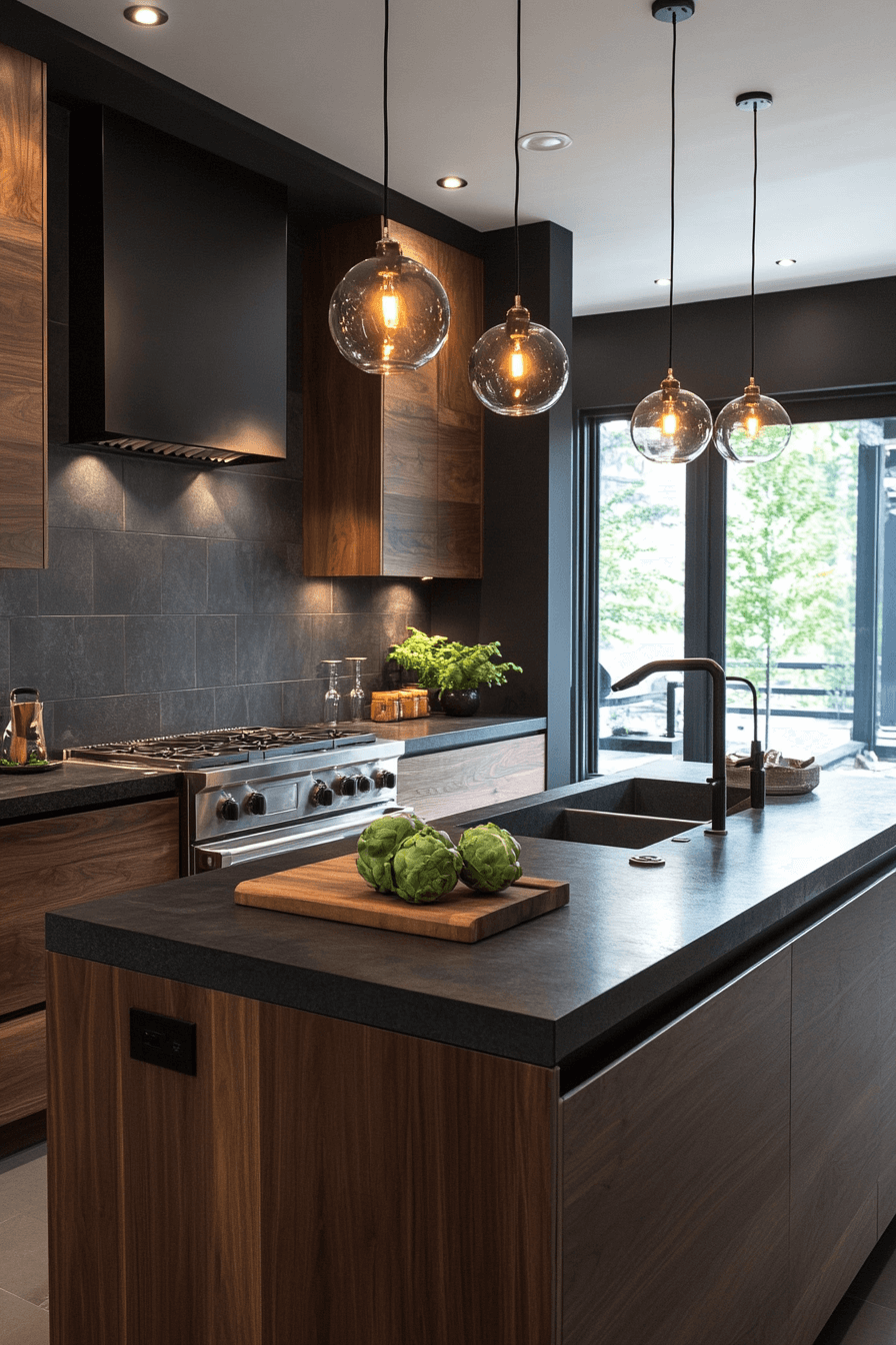 29 Dark Walnut Kitchen Cabinets That Bring Natural Richness Home ...