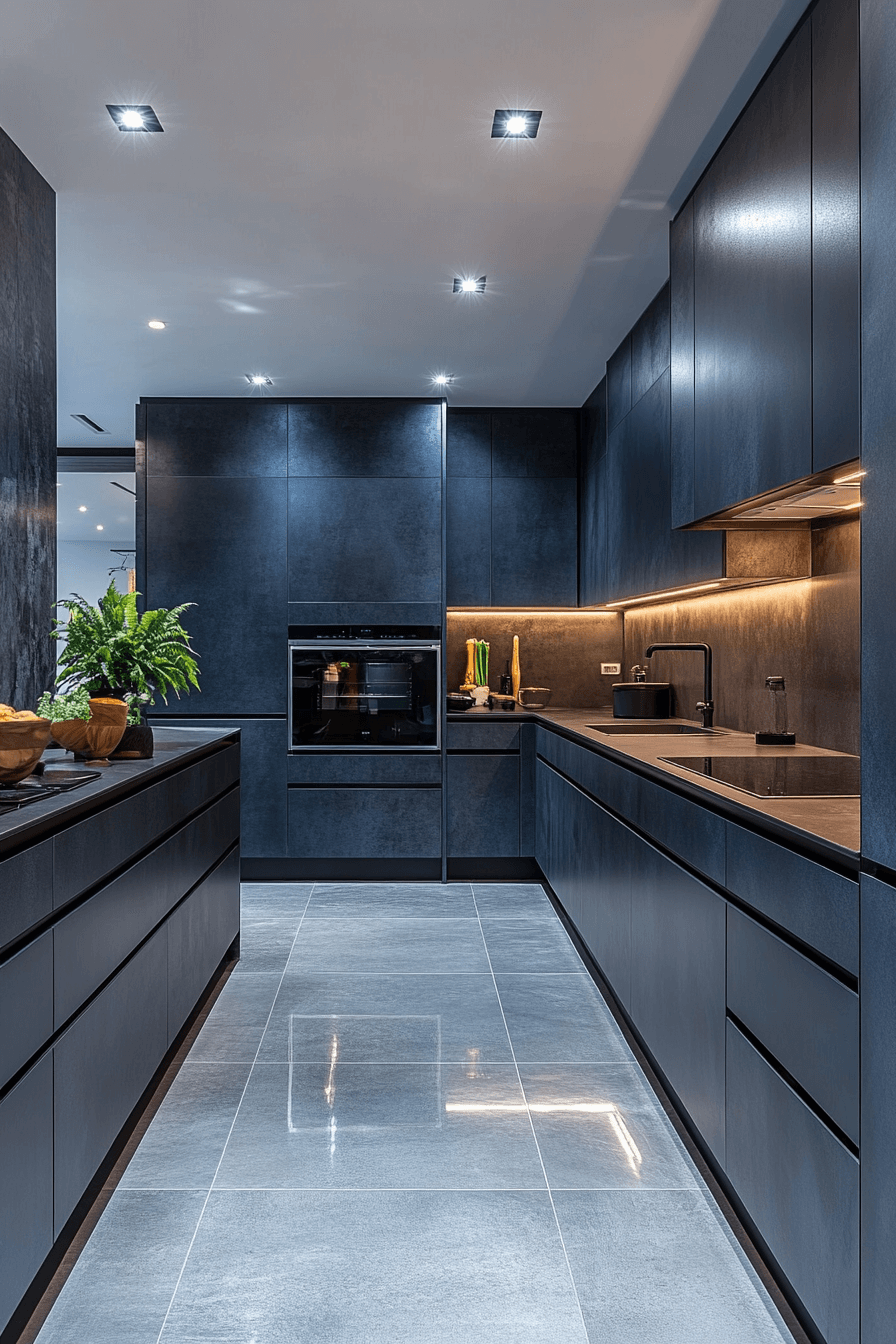 29 Slate Blue Kitchen Cabinets That Elevate Everyday Kitchens ...