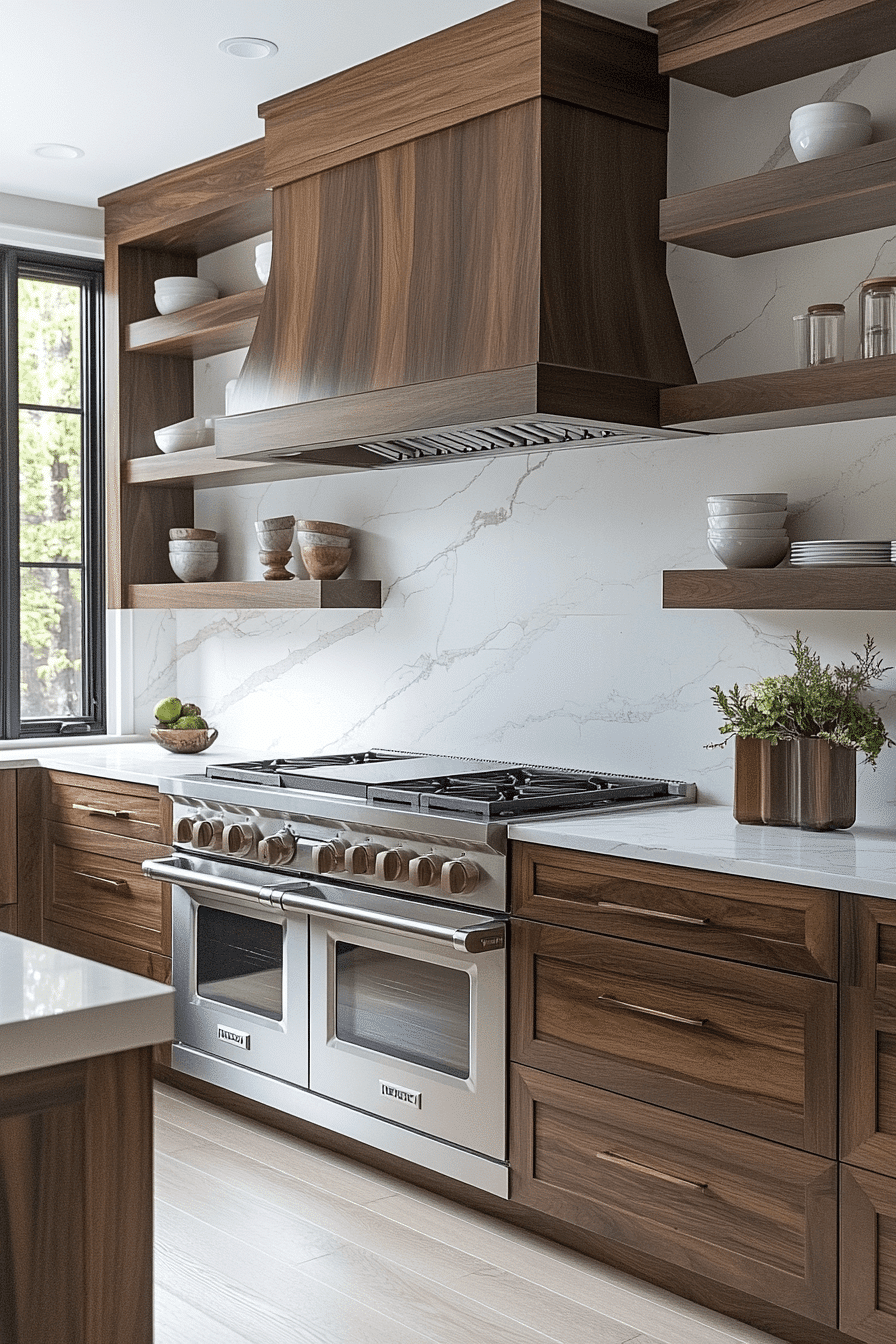 29 Dark Walnut Kitchen Cabinets That Bring Natural Richness Home ...