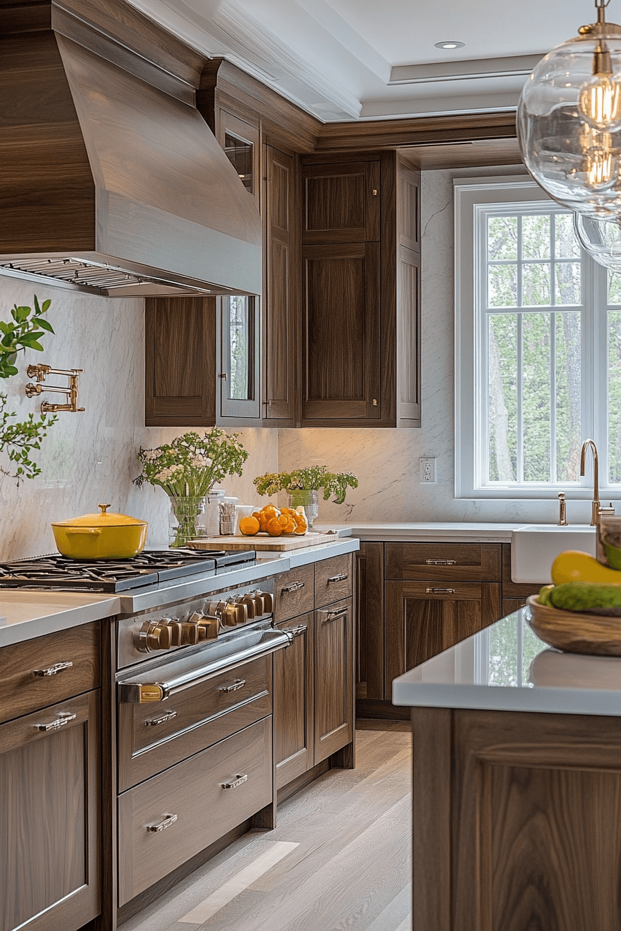 29 Dark Walnut Kitchen Cabinets That Bring Natural Richness Home ...