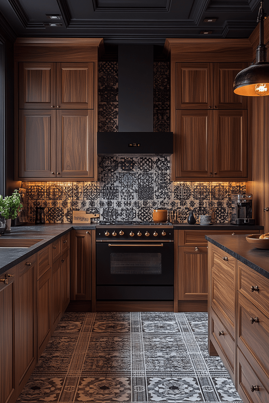 29 Dark Walnut Kitchen Cabinets That Bring Natural Richness Home ...