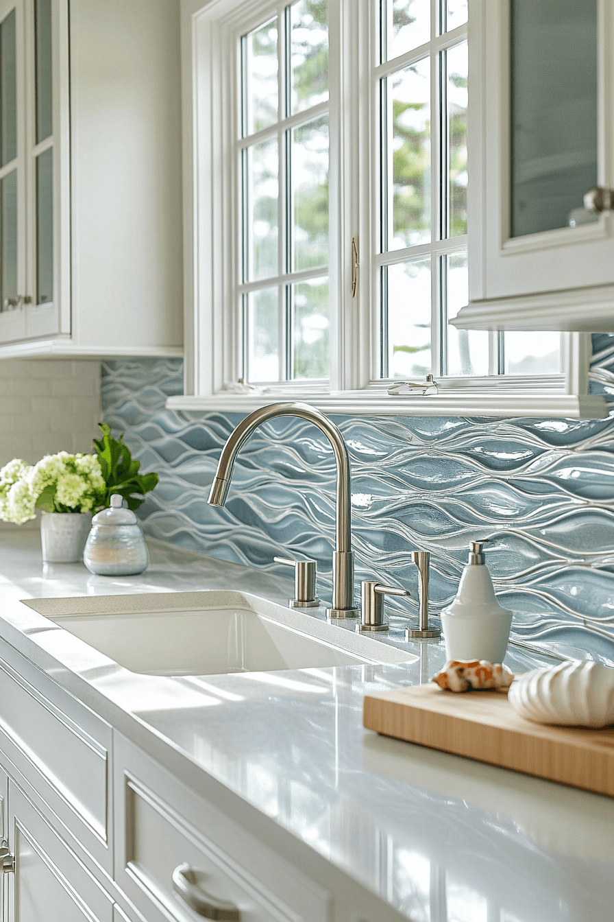 29 Blue Backsplash Kitchen Ideas That Feel Cool And Inviting ...