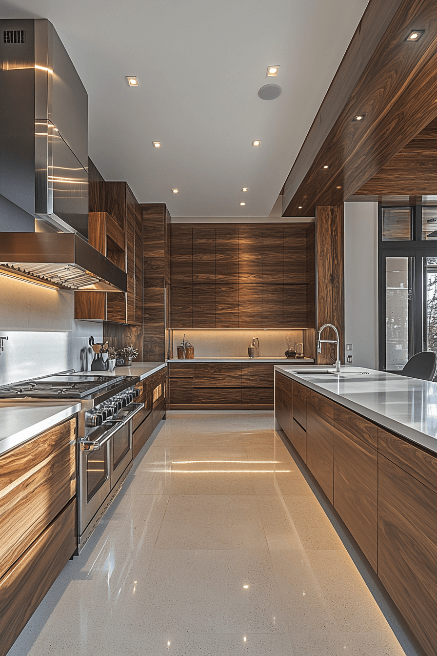 29 Dark Walnut Kitchen Cabinets That Bring Natural Richness Home ...