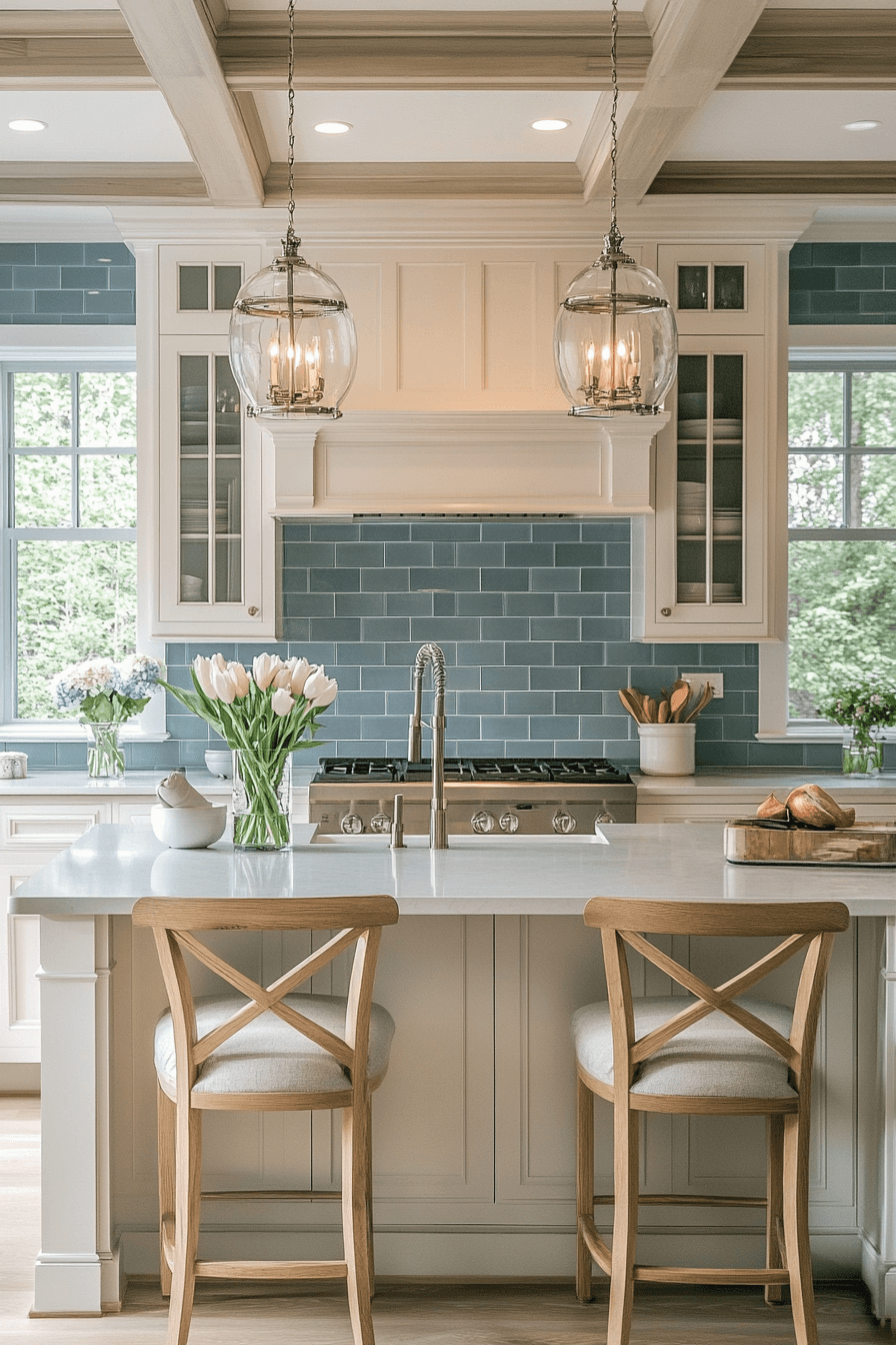 29 Blue Backsplash Kitchen Ideas That Feel Cool And Inviting ...