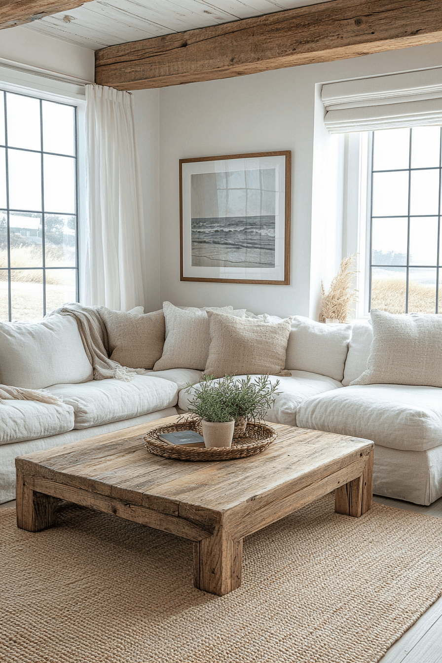 29 Coastal Farmhouse Decor Ideas That Feel Calm And Comfortable ...