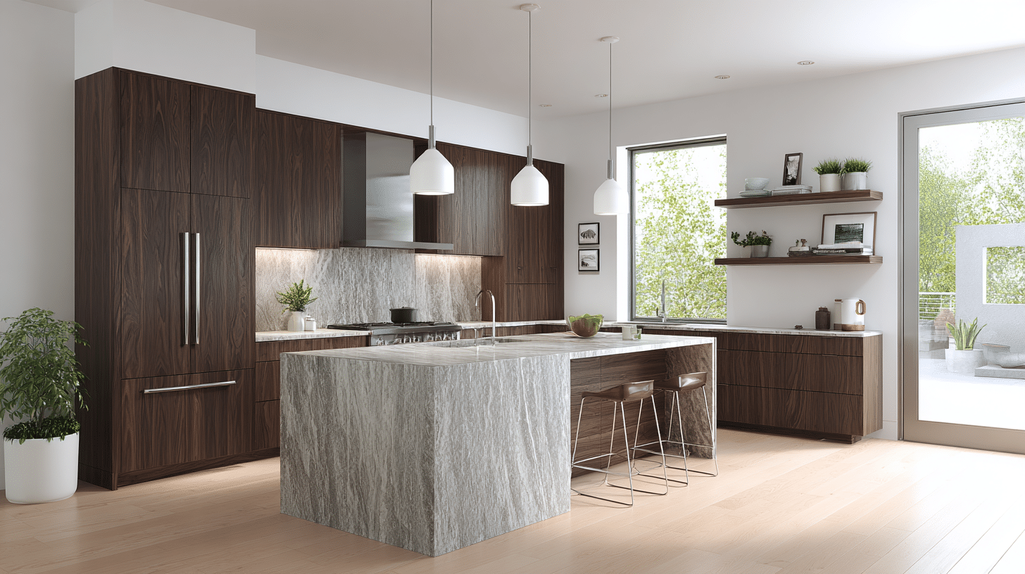 29 Dark Walnut Kitchen Cabinets That Bring Natural Richness Home ...