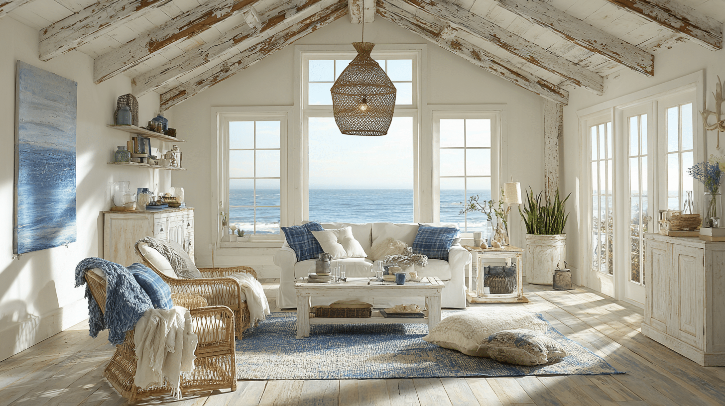 29 Coastal Farmhouse Decor Ideas That Feel Calm And Comfortable ...